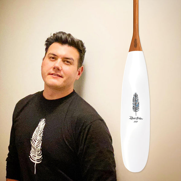 Patrick Hunter - Feather Limited Edition Paddle – Canada Canoe Paddles.ca