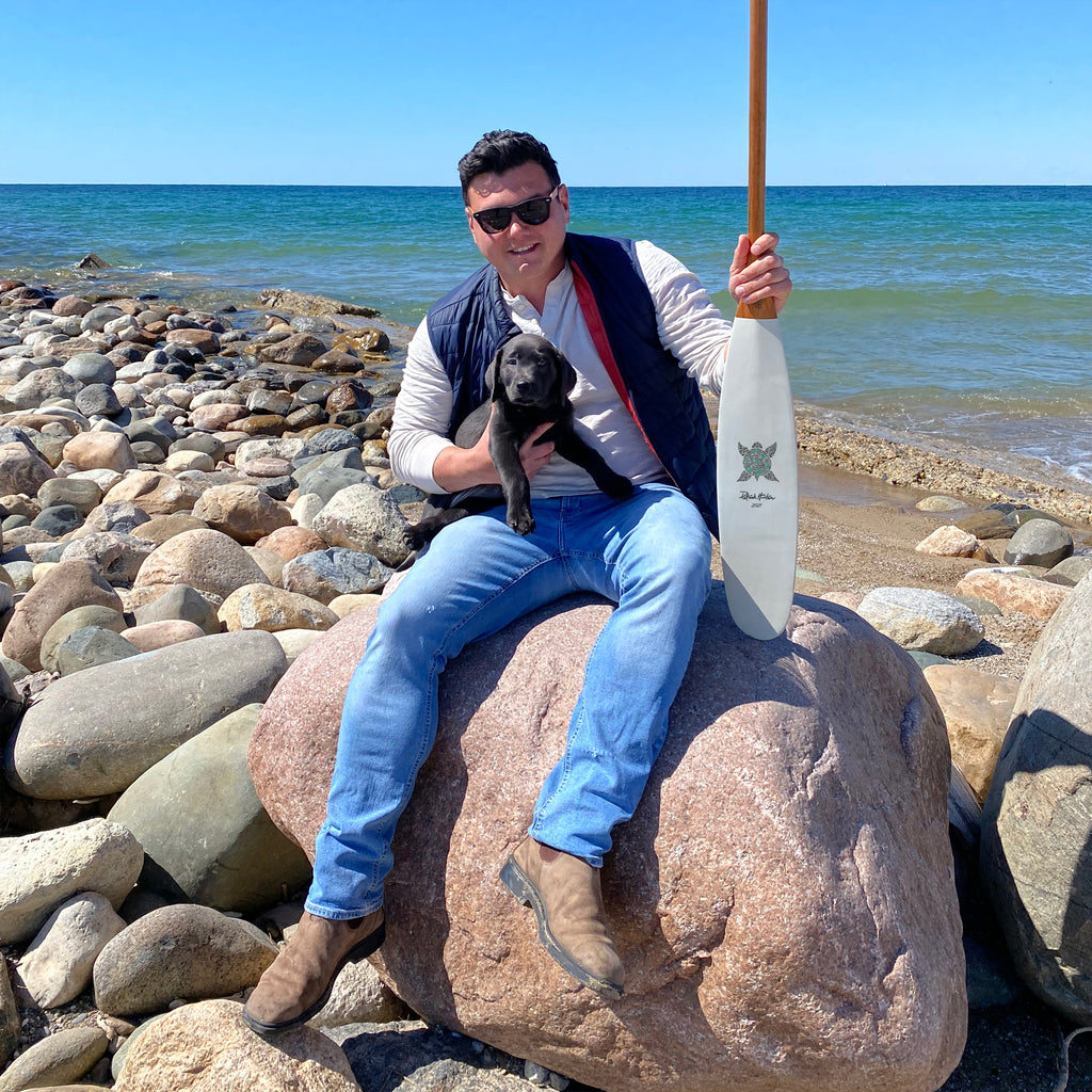 Patrick Hunter - Turtle Limited Edition Paddle – Canada Canoe Paddles.ca