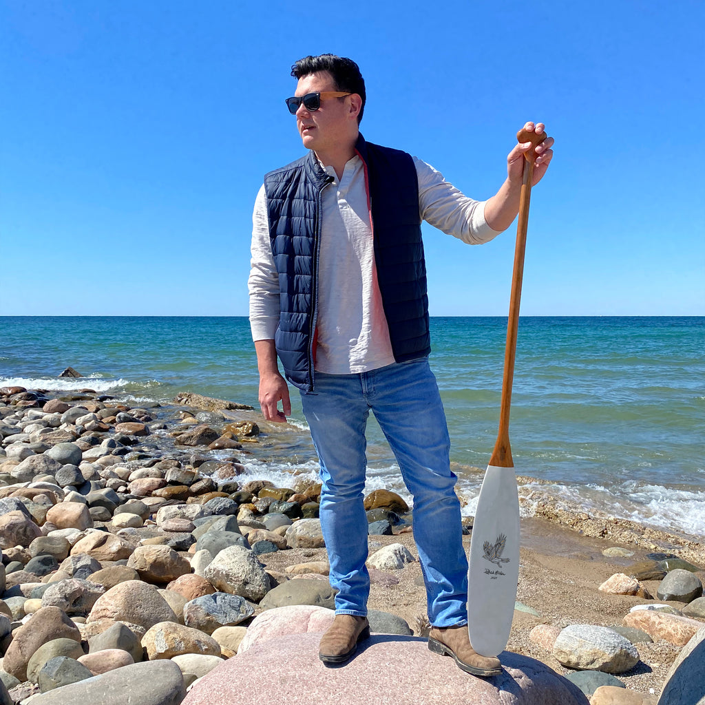 Patrick Hunter - Hawk Limited Edition Paddle – Canada Canoe Paddles.ca