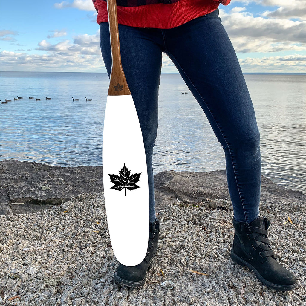 Maple Leaf Full Size Paddle White | Canada Canoe Paddles